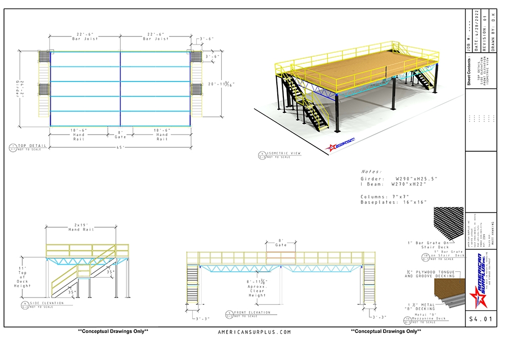 warehouse drawing plan
