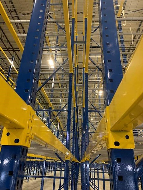 Like New Teardrop Pallet Rack