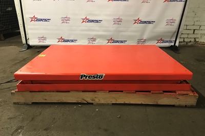 Used Lift Tables for Sale by American Surplus Inc.