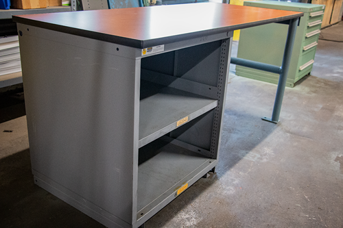 Used Vidmar Shelving Workbench