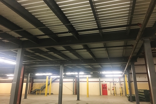 Used I-Beam and Roll-Formed Mezzanines