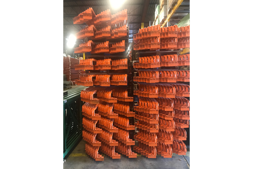 Used 48" Pallet Rack Stop Bars | American Surplus