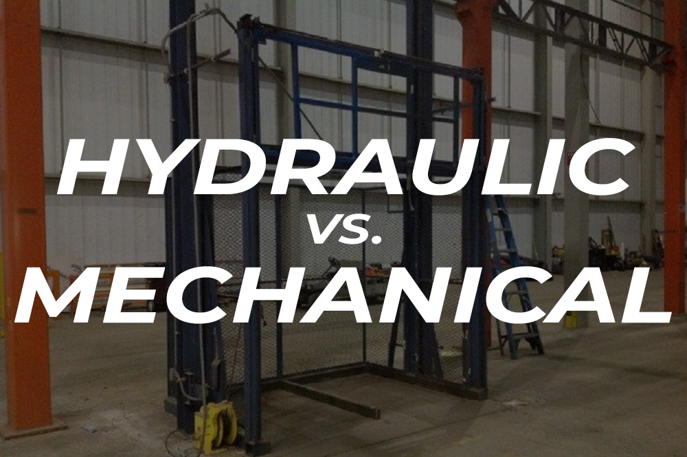 Difference Between a Hydraulic and Mechanical Vertical Lift