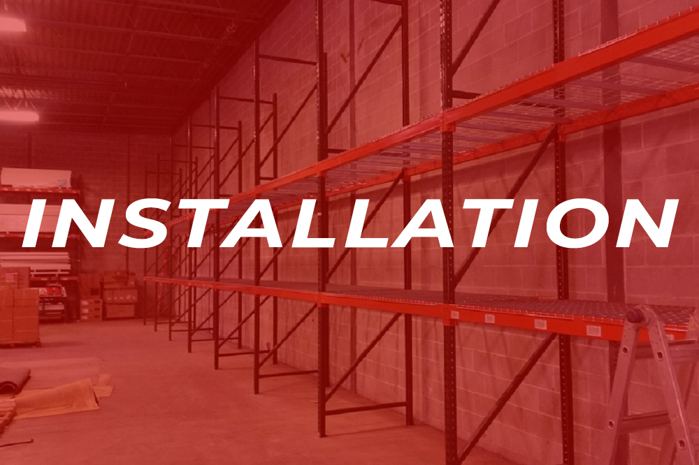 One of Our Pallet Rack Installations | American Surplus