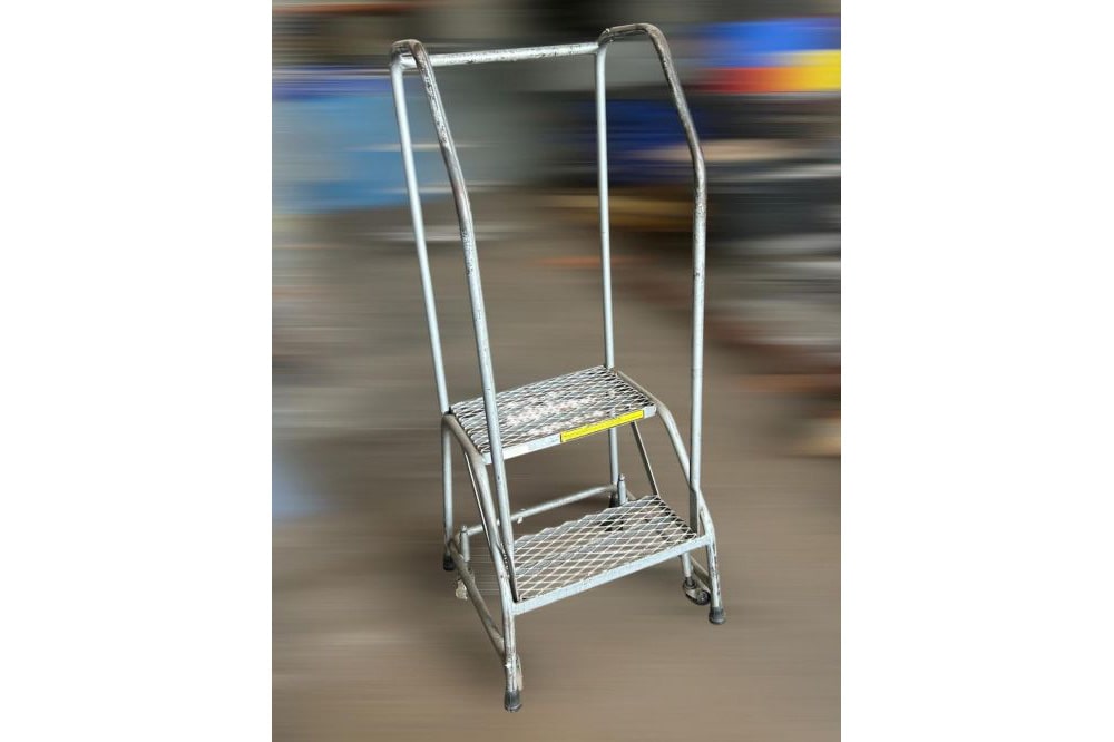 Used 2-Step Rolling Ladder for Sale | ASI Bargain Depot