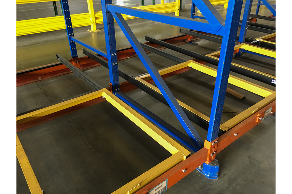 Used 2 Deep x 3 High Push Back Rack | American Surplus