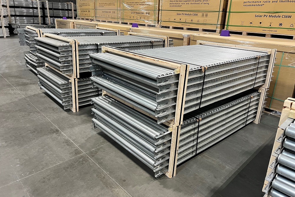 Used Full Roller Pallet Flow Rack | American Surplus