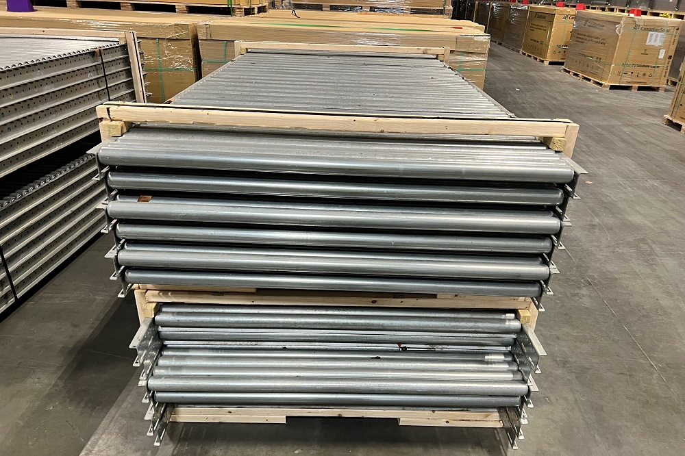 Used Full Roller Pallet Flow Rack | American Surplus