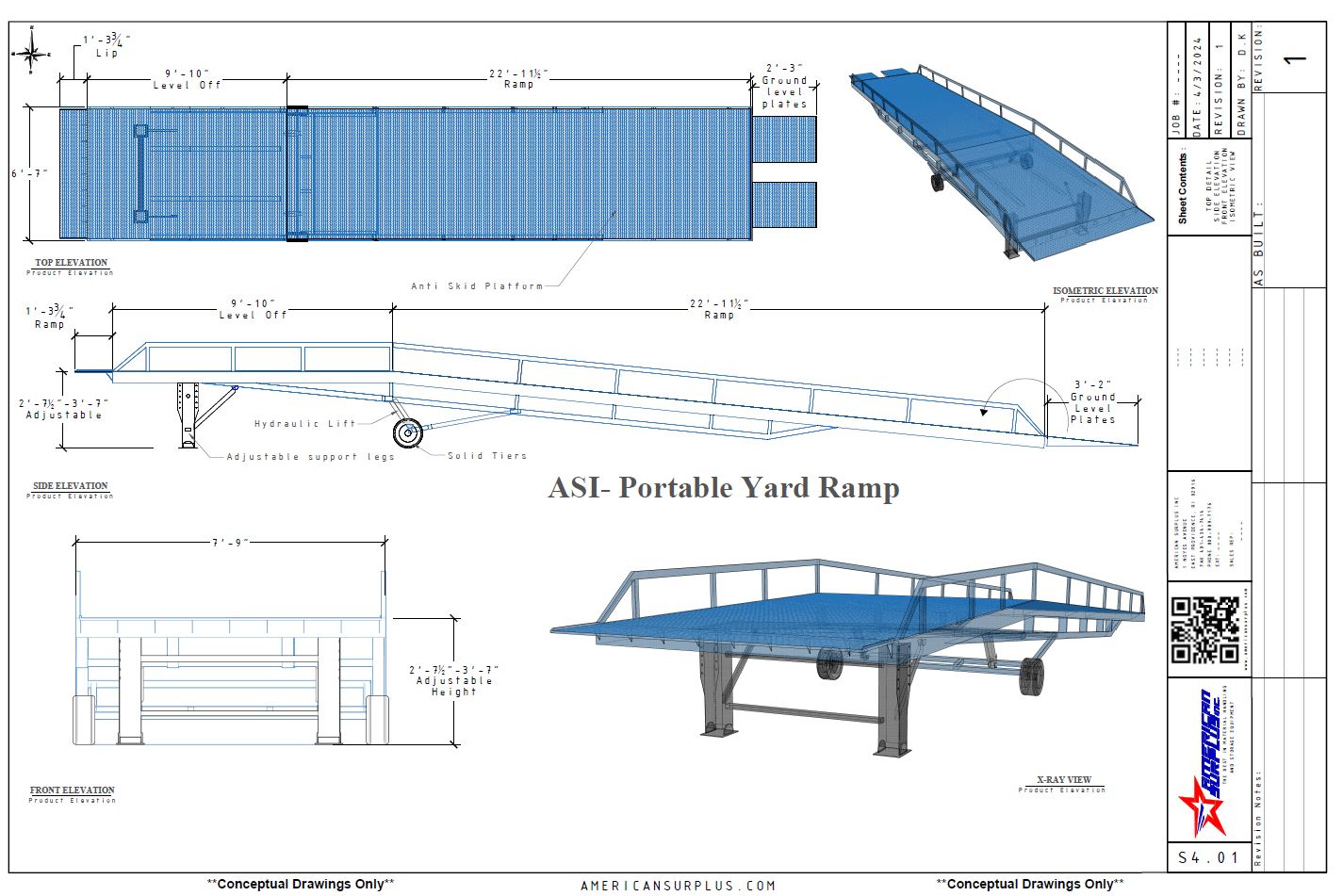 New Portable Yard Ramps | American Surplus