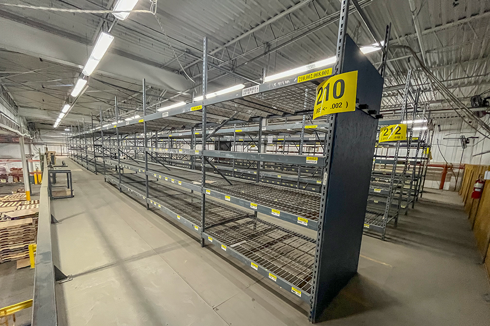 Used 50" Deep Lyon Bulk Rack | American Surplus