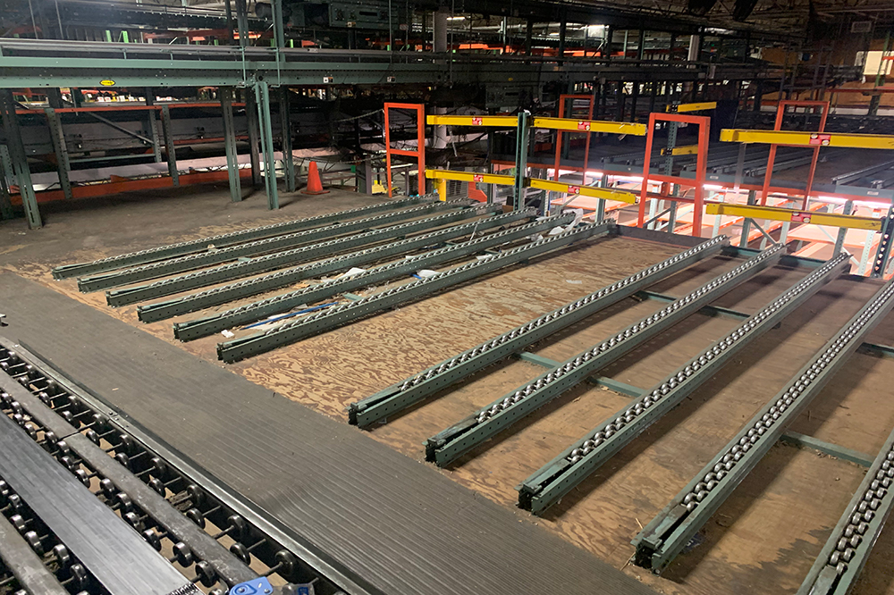 Used Floor Mounted Pallet Flow | American Surplus