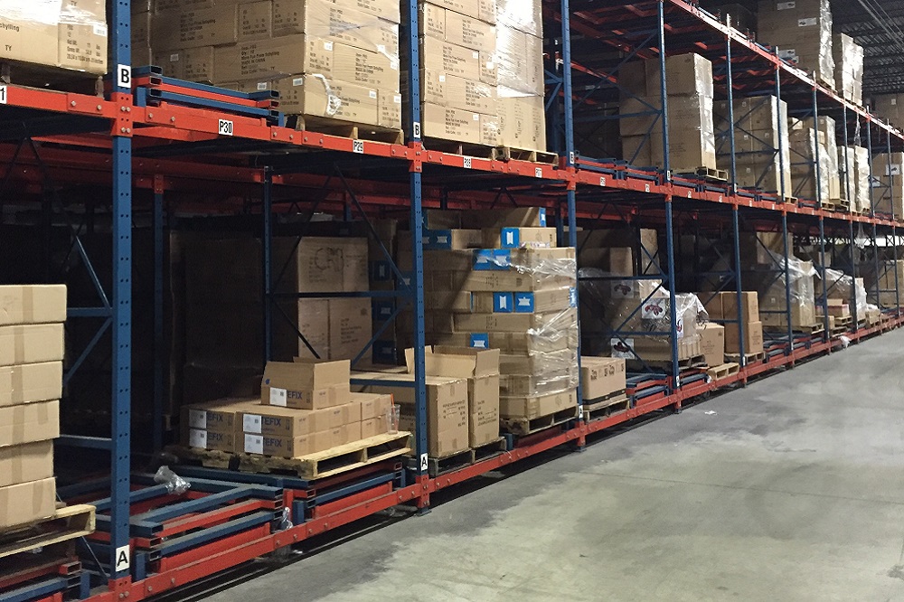 Used Push Back Pallet Rack Systems | American Surplus