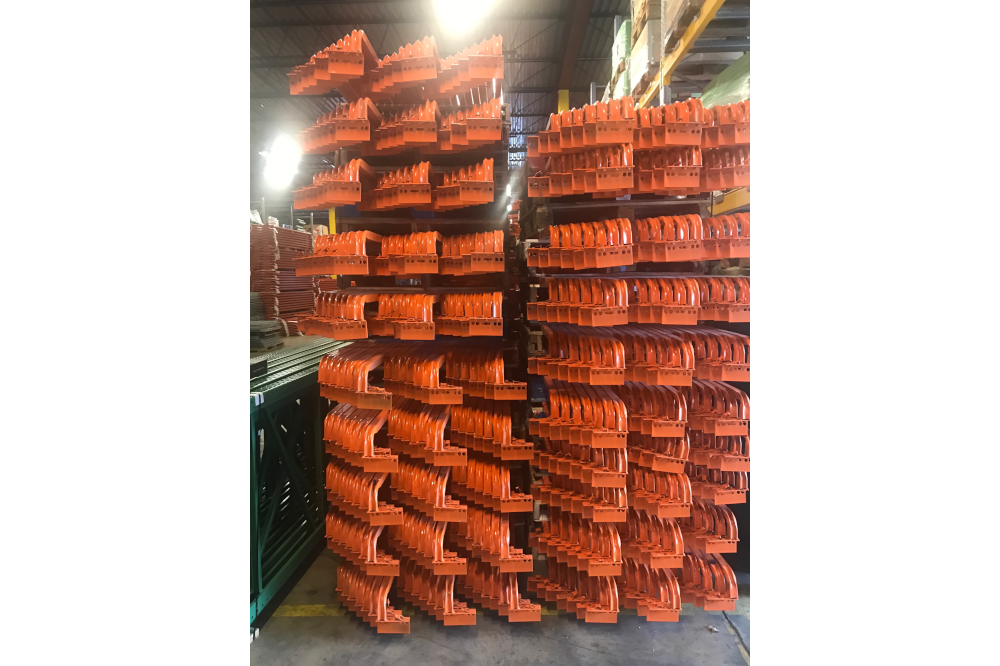 Used 96" Pallet Rack Stop Bars | American Surplus